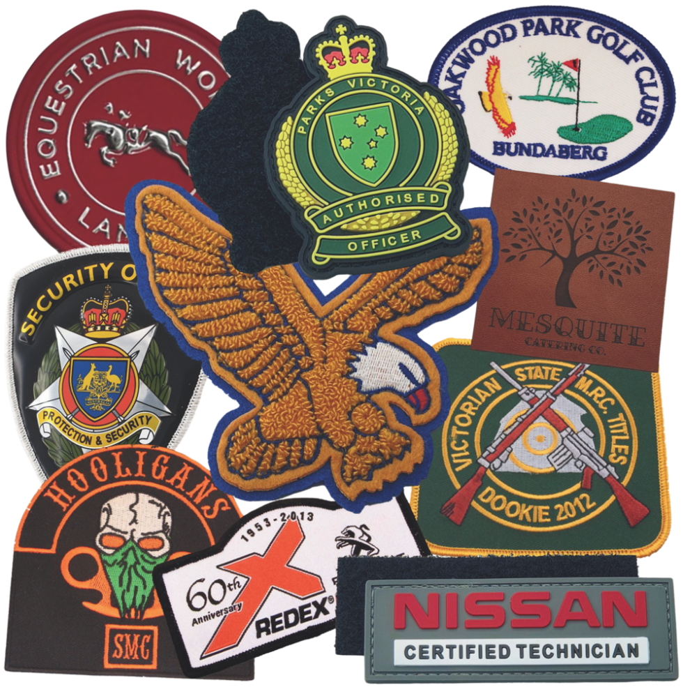 Embroidered, Woven, Leather or Metal Custom Patches - Custom Patches