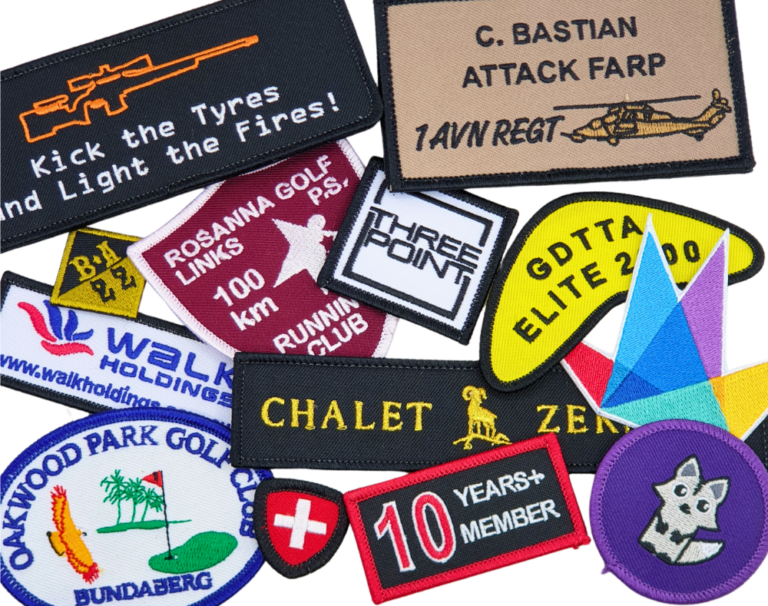 Embroidered Patches – Inspiring Customised Patches & Badges